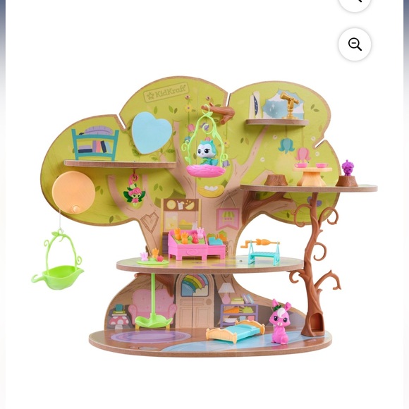 Kidkraft | Toys | Kidkraft Lil Green World Wooden Market Treehouse Play ...